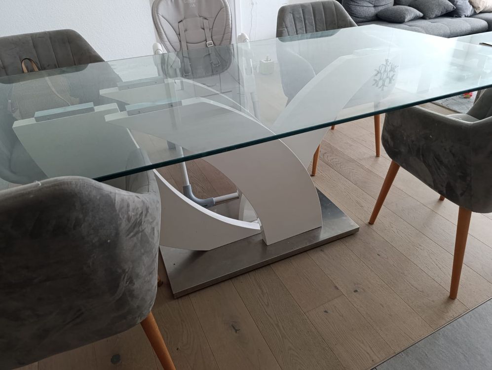 Elegantes Esstisch Aus Glas Kaufen Fotosnie3340