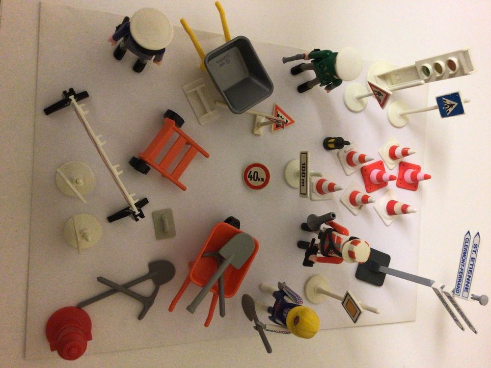 Playmobil Baustelle viele Teile , Figuren | Kaufen auf Ricardo