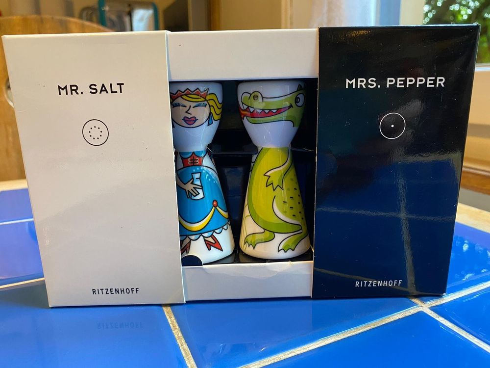 Ritzenhoff Salz & Pfefferstreuer Mr. Salt und Mrs. Pepper (Gebraucht ...