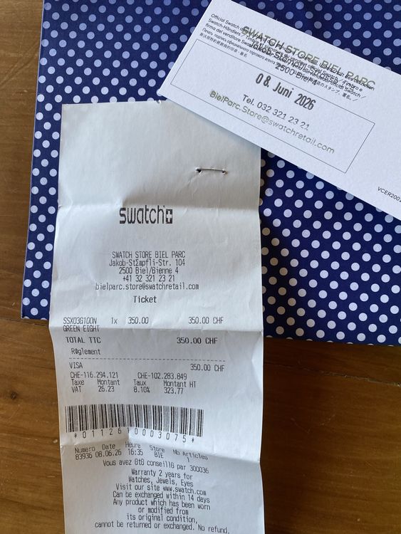 Swatch x Audemars Piguet Royal Pop - Green Eight (Neu (gemäss ...