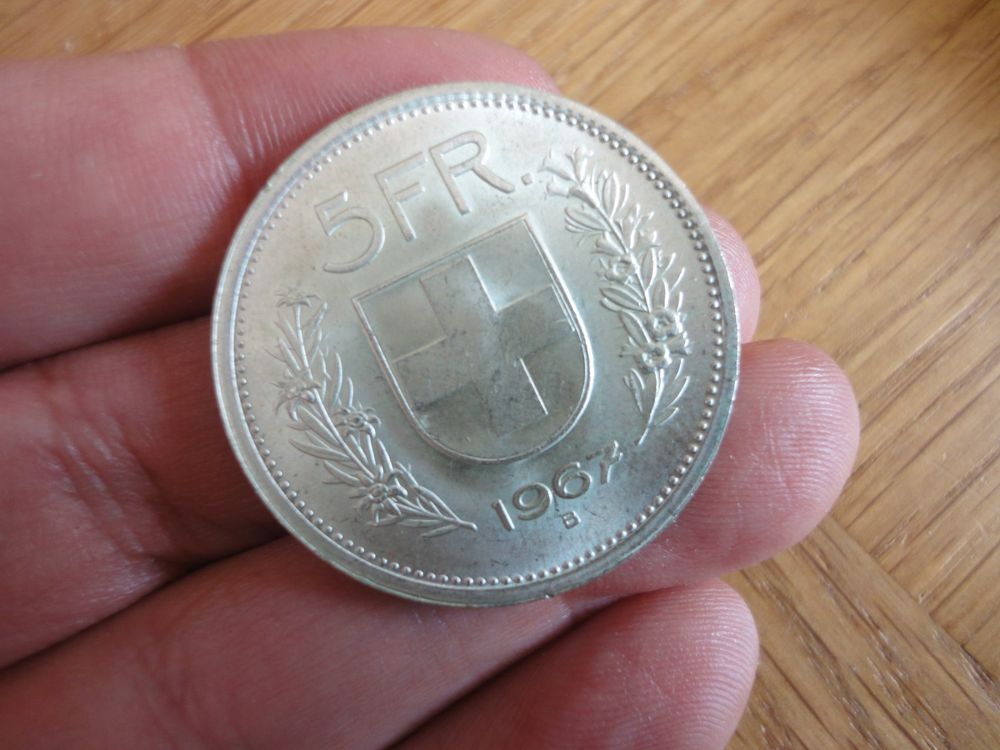 5 Franken Münze 1967 | Kaufen auf Ricardo