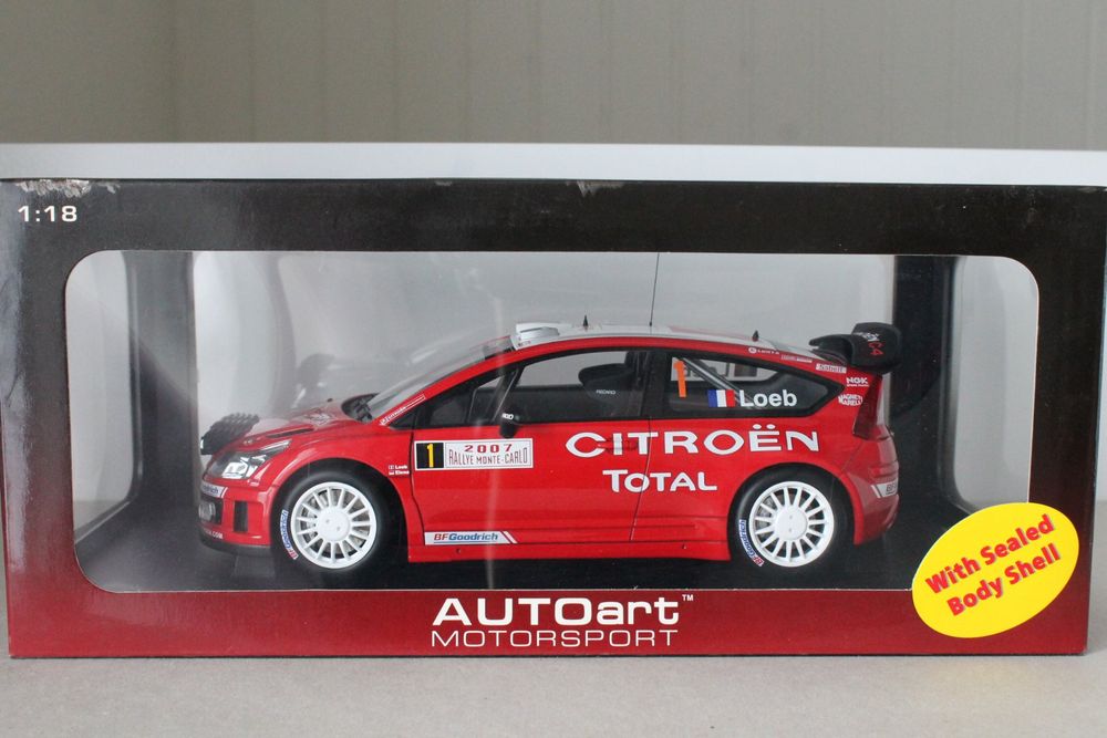 Citroen C4 WRC Monte-Carlo 2007 S.Loeb night version 1:18 | Kaufen auf ...