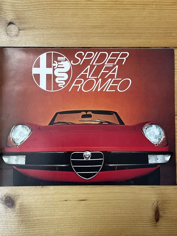Autoprospekt Alfa Romeo Spider von 1977 (Neu (gemäss Beschreibung)) in ...