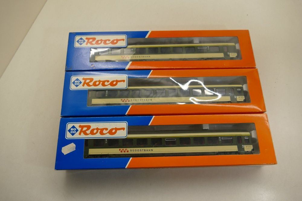 Roco H0: 3xSB Personenwagen (Neu (gemäss Beschreibung)) in Niederhasli ...