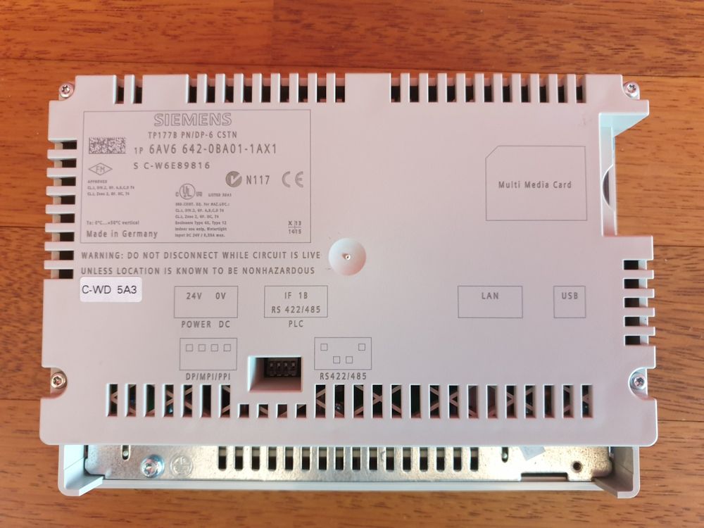 Siemens Simatic HMI Touchpanel TP177 color 6AV6642-0BA01-1AX (Gebraucht ...