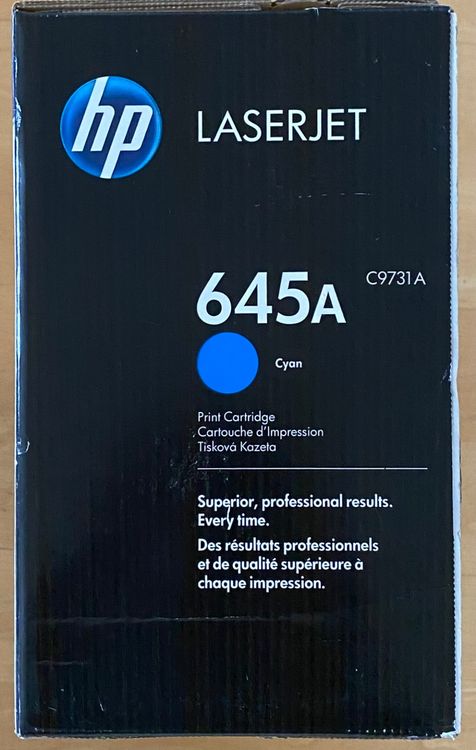 Original Toner HP Laserjet 645A C9731A Cyan HP 5500 5550 | Kaufen auf ...