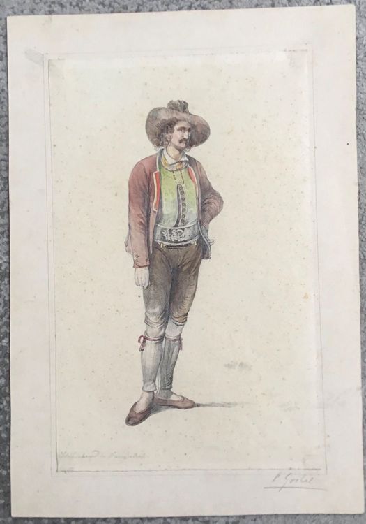 Antike Aquarell Signiert (Gebraucht) in Hochdorf für CHF 10 – mit Lieferung auf Ricardo kaufen