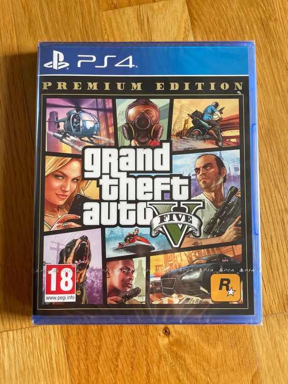 GTA 5 Premium Edition NEU, OVP, PS4 (Neu und originalverpackt) in Huttwil für CHF 13 – mit ...