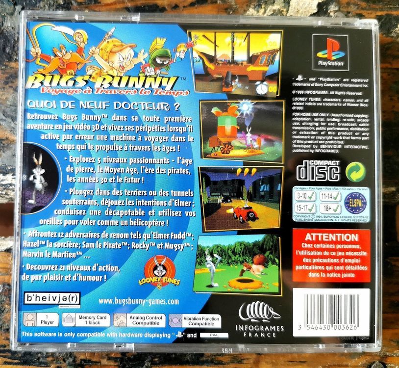 Bugs Bunny / Sony PS1 Français | Kaufen auf Ricardo