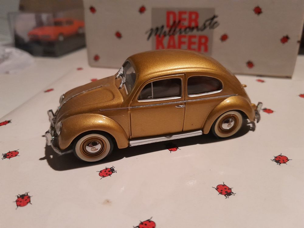 Minichamps 1:43 VW Käfer 1955 der Millionste N° MIN O52003 (Neu und ...
