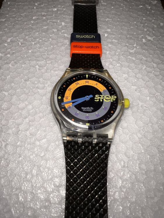 SWATCH stop watch COFFEE BREAK ssk100 1993 (Neu und originalverpackt ...