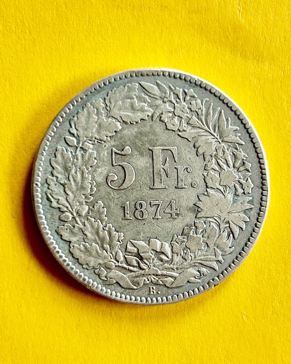5 Franken 1874 | Kaufen auf Ricardo
