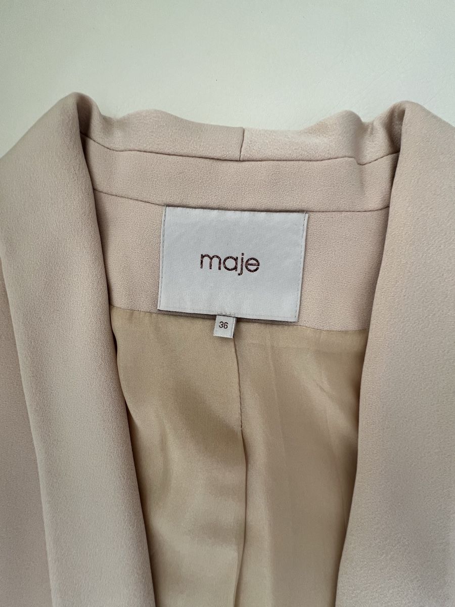 Maje Sequin Sleeve Blazer - Size 36 - Never Worn (Neu (gemäss ...