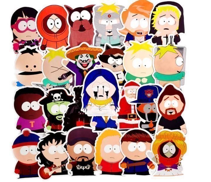 50 tlg Stickerset South Park Comic Kenny DVD Kyle Cartman | Acheter sur ...