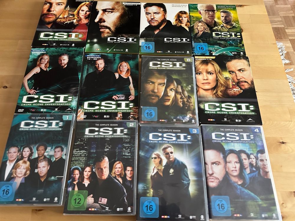 CSI CRIME SCENE INVESTIGATION Staffeln 1- 8 plus 14 | Kaufen auf Ricardo