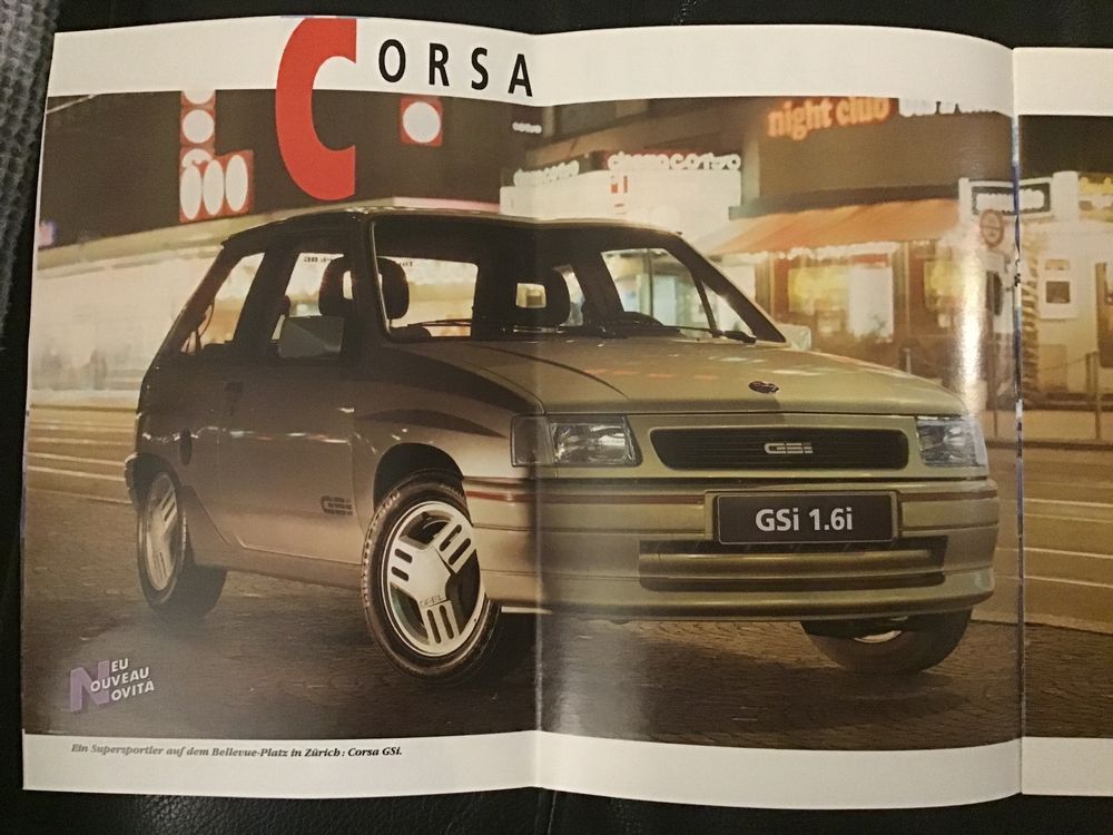 Opel Programm 1991 Verkaufsprospekt 28 Seiten (Gebraucht) in ...