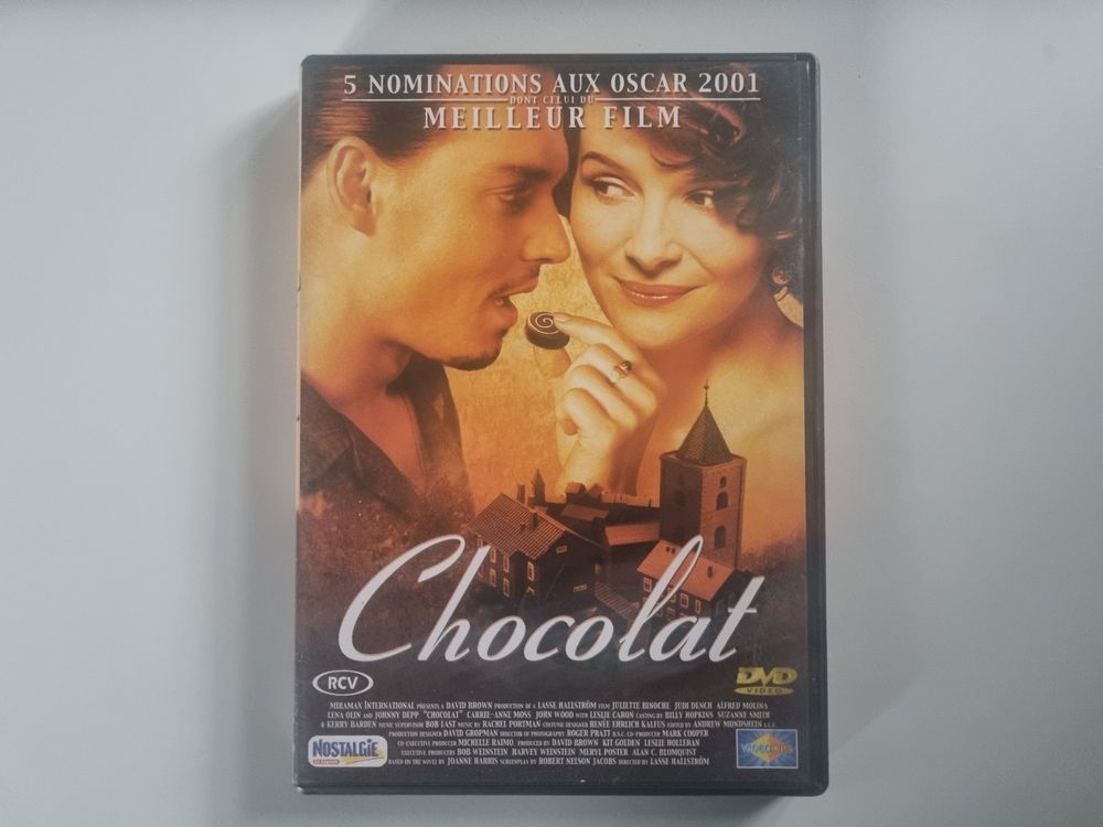 DVD Chocolat, Juliette Binoche Johnny Deep English, français (Gebraucht ...