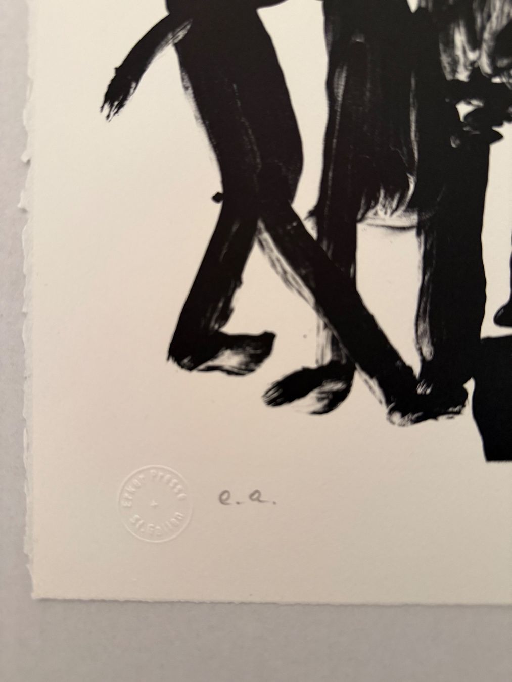 Eugène Ionesco – Figurative Szene, Lithografie (e.a.) (Neu (gemäss ...