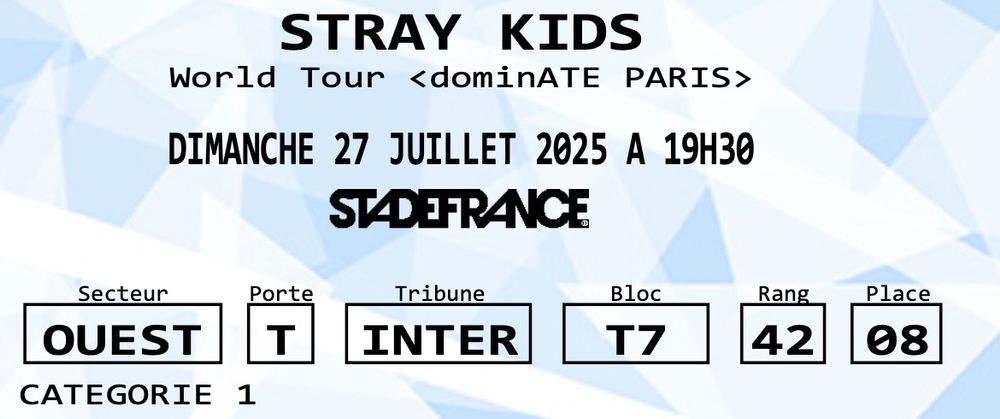 Stray Kids Tickets für Konzert in Paris, 27. Juli (Neu und originalverpackt) in Zürich für CHF ...