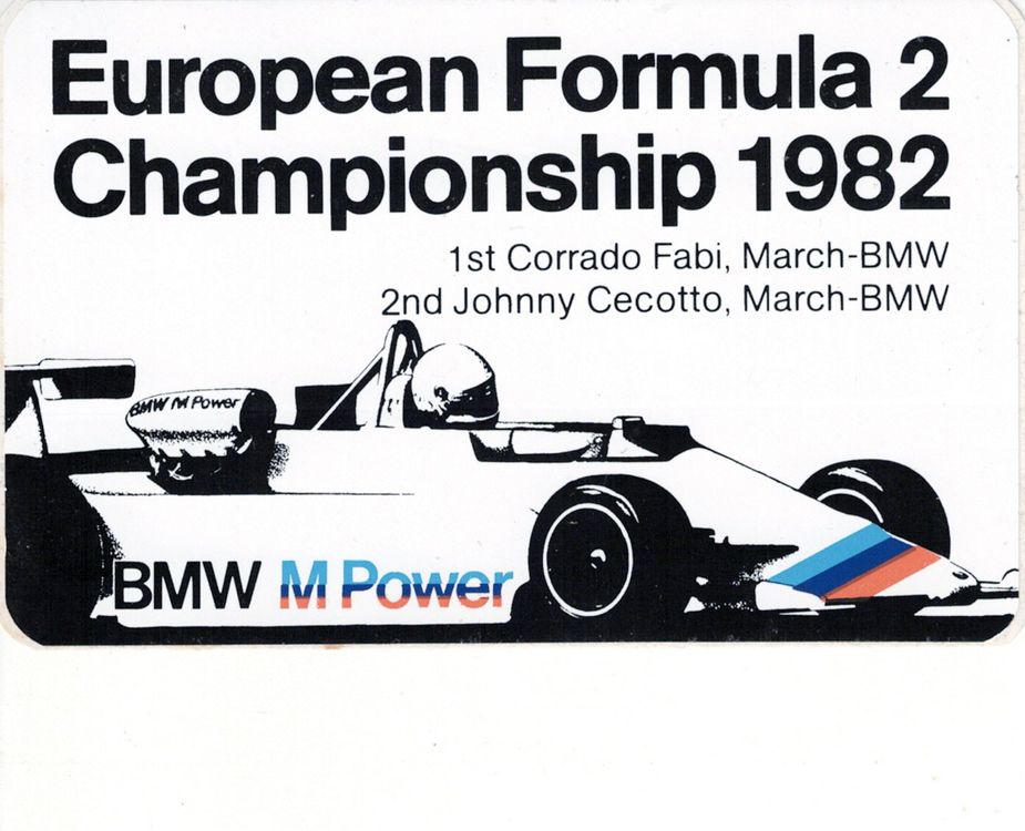European Formula 2 Championship 1982 - March-BMW (Gebraucht) in Neuchâtel für CHF 2 – mit ...