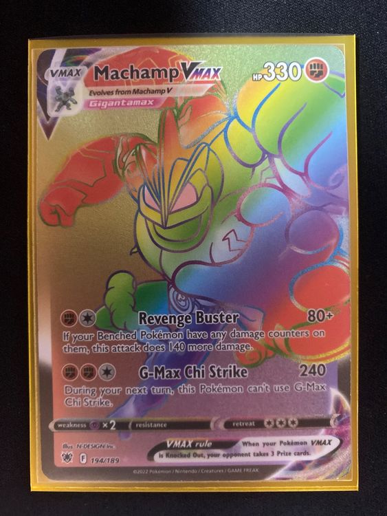 Rainbow Machamp VMAX 194 - Machomei - Astral Radiance - EN (Neu (gemäss ...