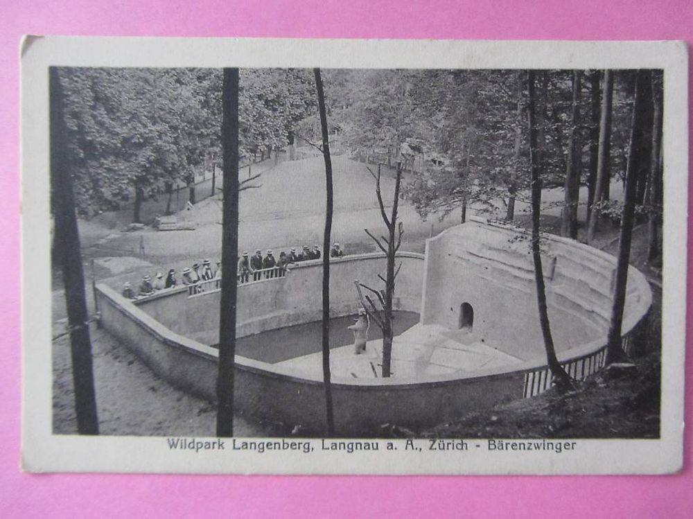 Ansichtskarte Wildpark Langenberg Langnau a. Albis, (Gebraucht) in Malters für CHF 18 – nur ...