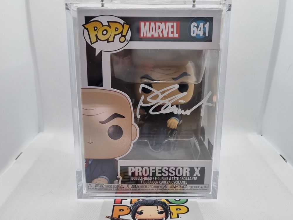 Funko POP! X-Men - Professor X signed by Patrick Stewart (Neu (gemäss ...