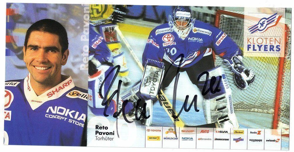 Reto Pavoni - Autogramm-Karte | Kaufen auf Ricardo