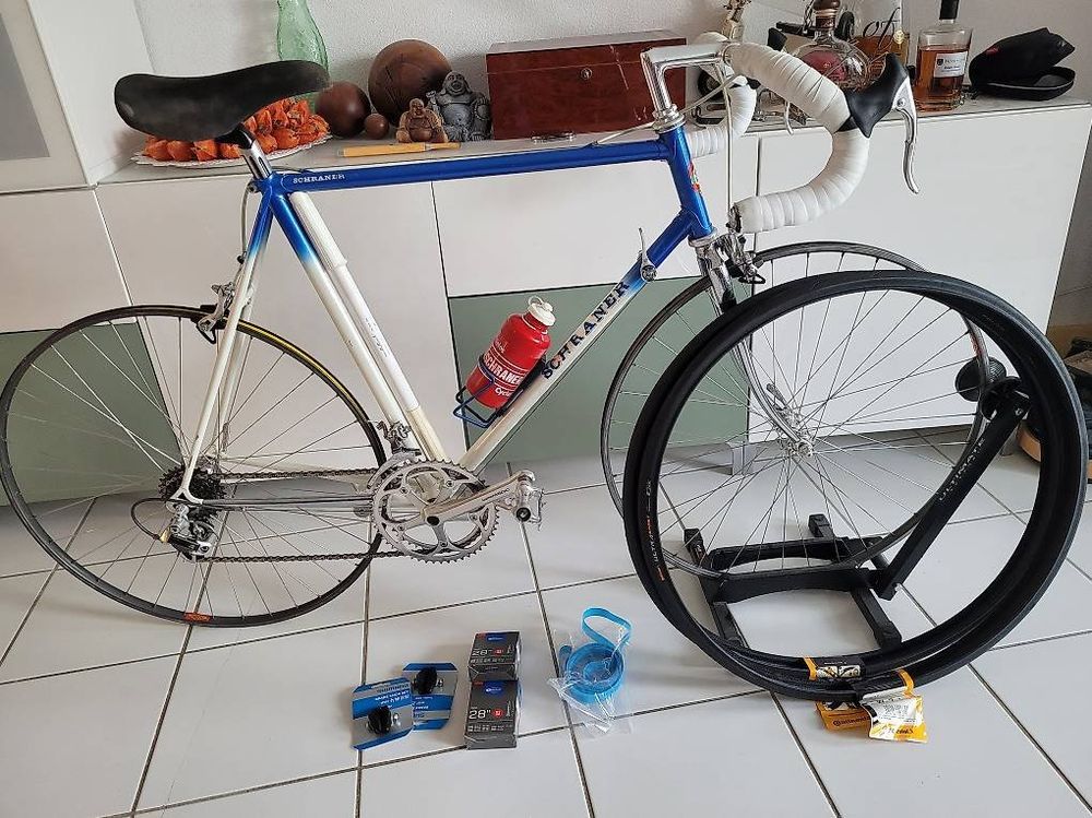 Schraner Rennvelo / RH 57 mit Pumpe & Originalbidon | Kaufen auf Ricardo