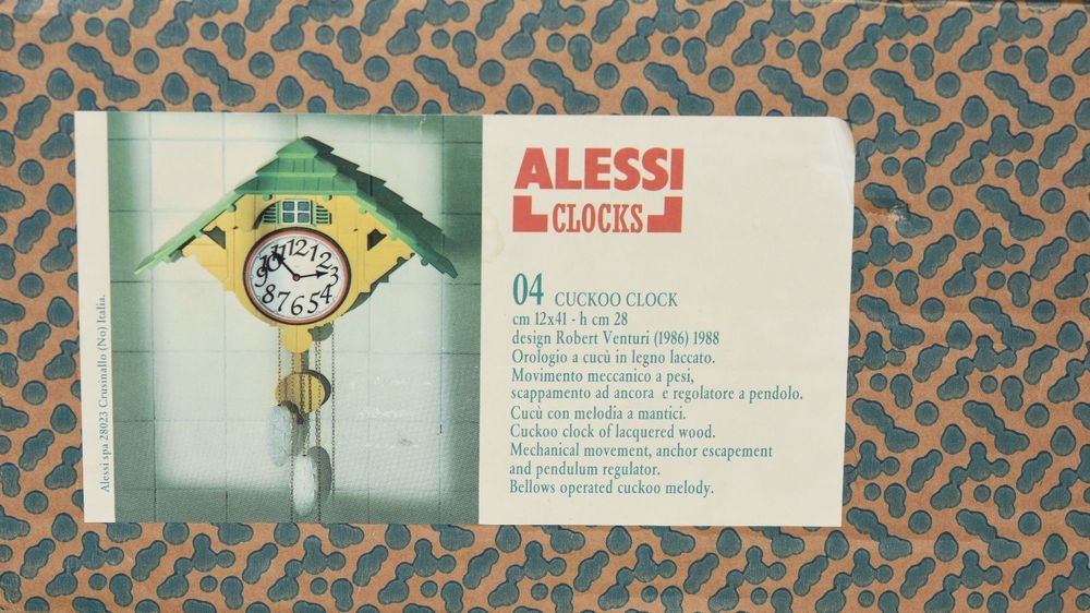 ALESSI Cuckoo Clock 1988 DESIGN RARITÄT (Neu und originalverpackt) in ...
