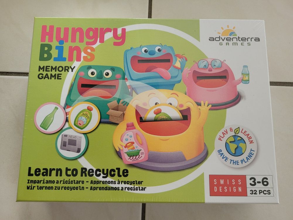 Hungry Bins, Memory Game (Neu und originalverpackt) in Sursee für CHF 5 ...