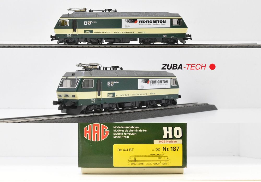Hag 187 E-Lok Re 4/4 BT Herisau H0 GS Analog mit OVP (Gebraucht) in St. Gallen für CHF 280 – mit ...