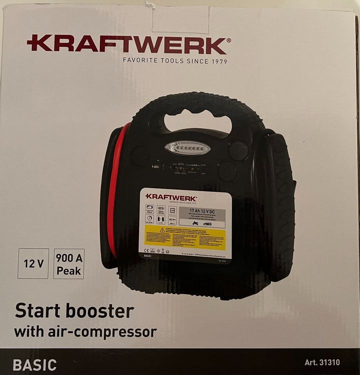 Kraftwerk Booster avec compresseur d'air 12V | Kaufen auf Ricardo