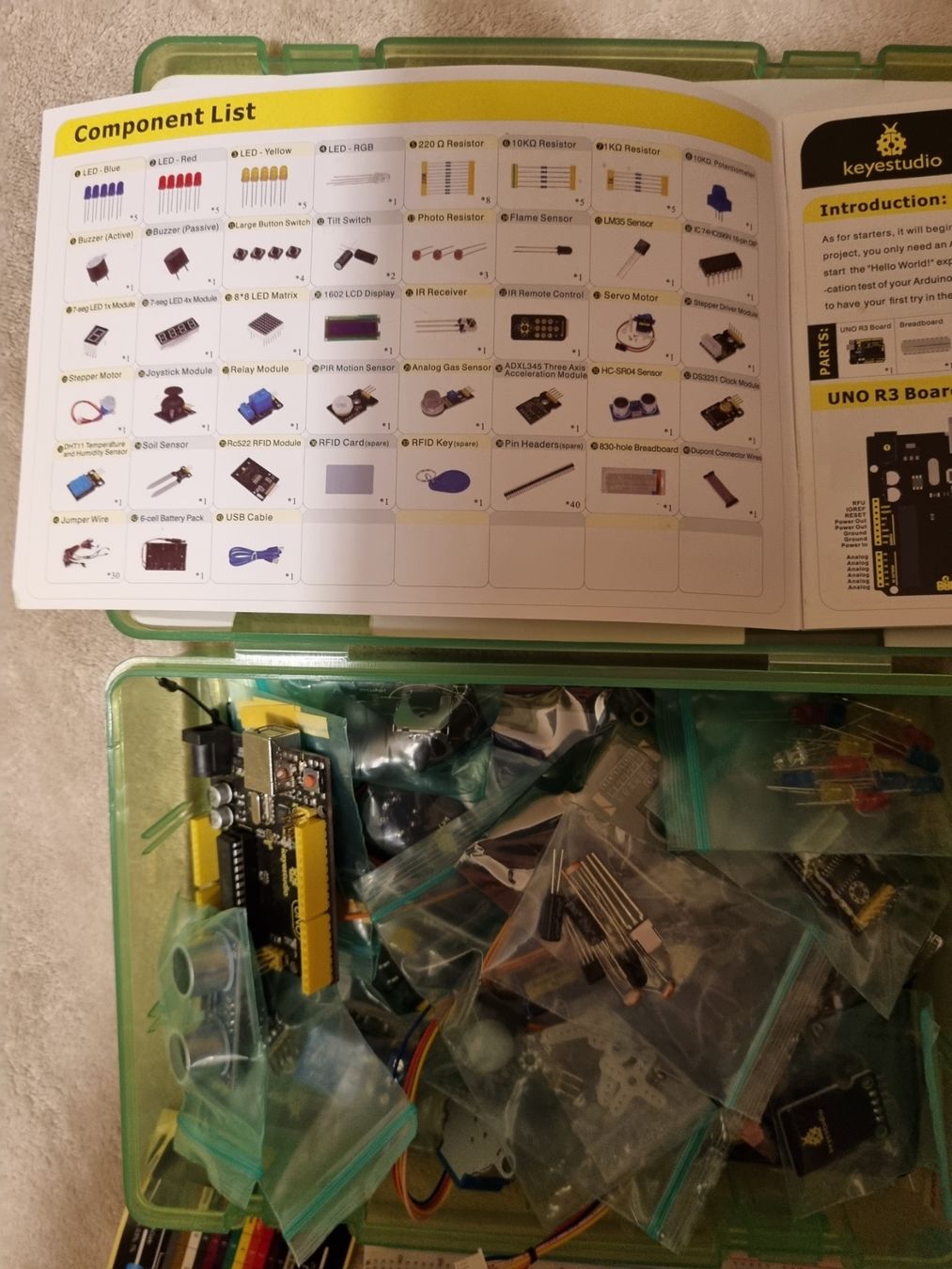 Kit Arduino Keyestudio - Super Learning Kit d’initiation (Neuf (Voir ...