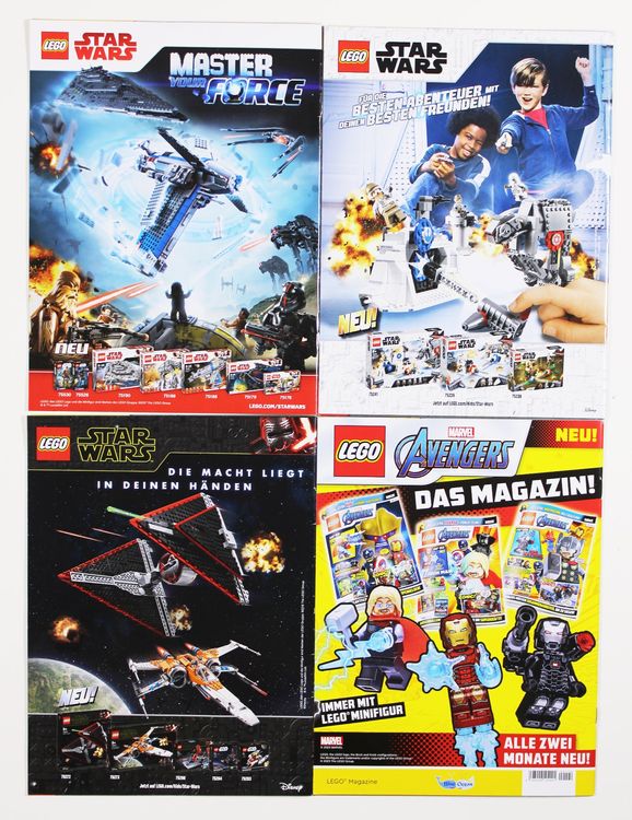 4 LEGO STAR WARS COMIC Magazine mit EXKLUSIVEN POSTER! Set 1 | Kaufen ...