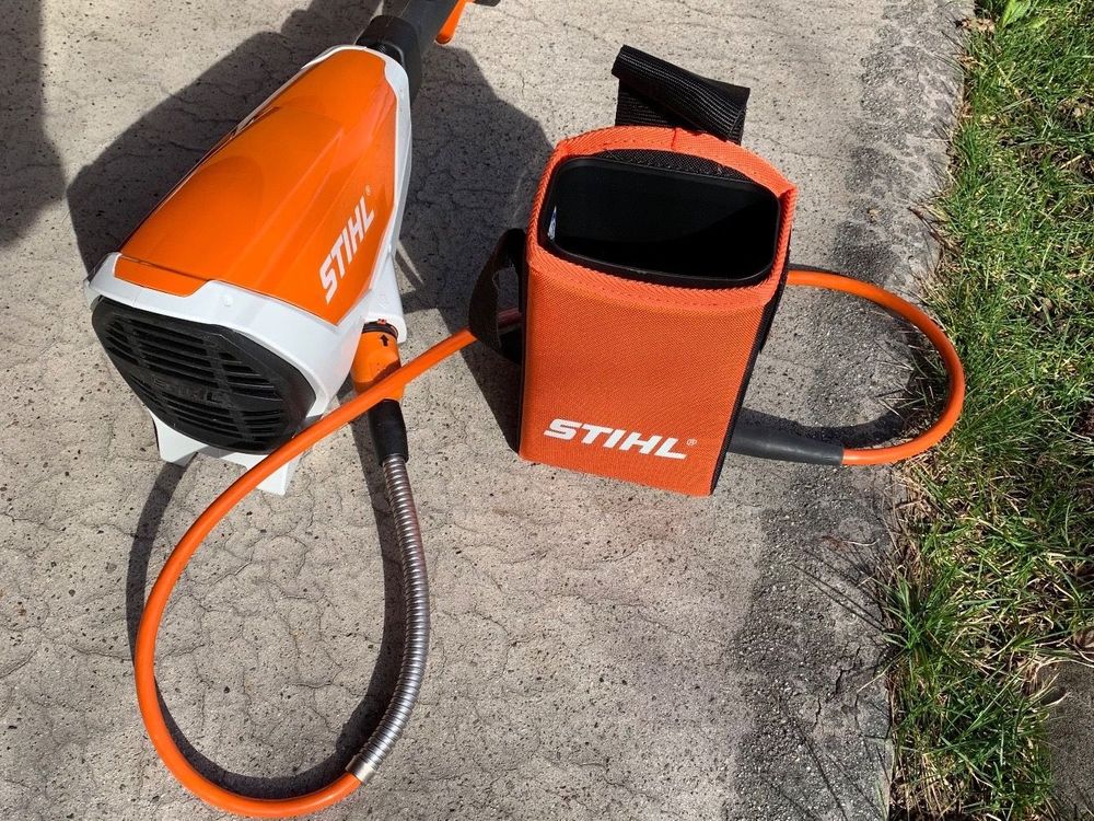 Stihl Motorsense FSA130R und Gürteltasche neuwertig + Accu. (Gebraucht ...