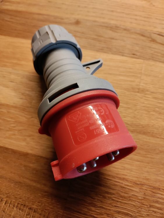 Stecker CEE16A, 5-polig, Phasenwechsel | Acheter sur Ricardo