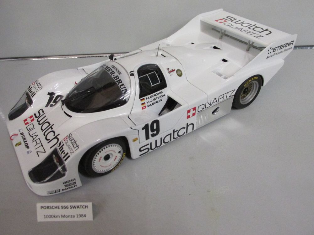 PORSCHE 956C #19 " SWATCH " Kremer Brun MPA 1:18 OVP UNIKAT (Neu ...