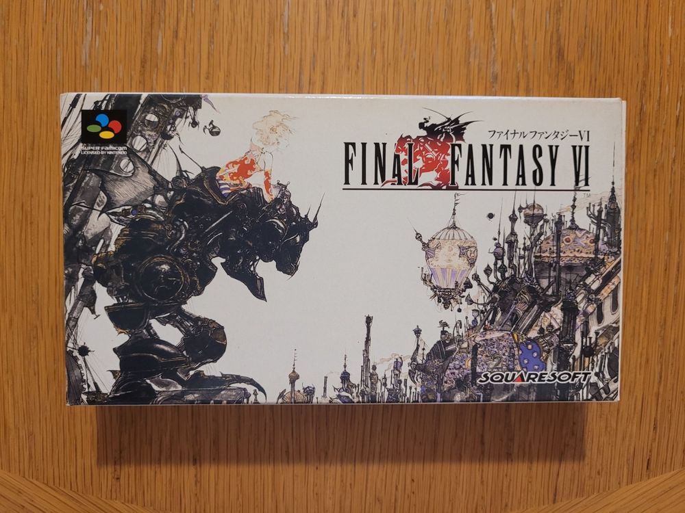 Final Fantasy 6 OVP komplett SNES Super Famicom Jap. (Gebraucht) in ...