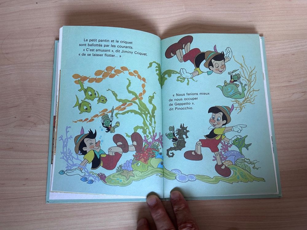 Pinocchio et la Baleine, Mickey Club du Livre, 1979, Disney (D'occasion ...