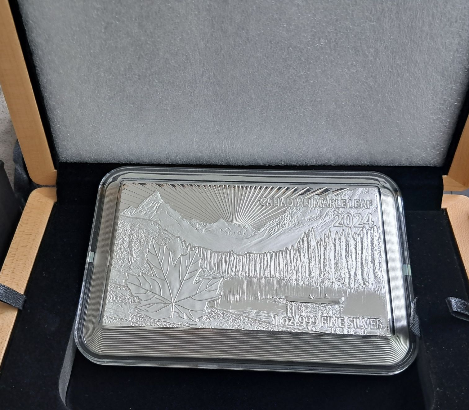 1 OZ Silber Canadian Maple Leaf 2024 (Neu und originalverpackt) in ...