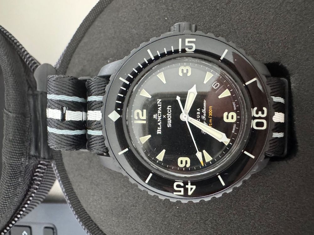 Blancpain x Swatch – Scuba Fifty Fathoms “Ocean of Storms” (Gebraucht ...
