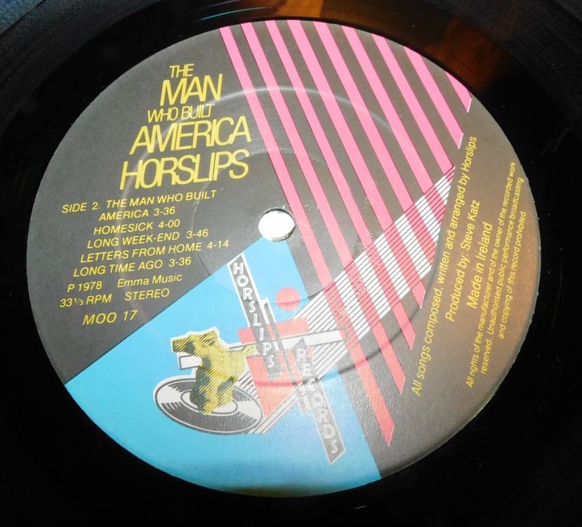 LP 1978 Schallplatte Horslips the man who built america (Gebraucht) in ...