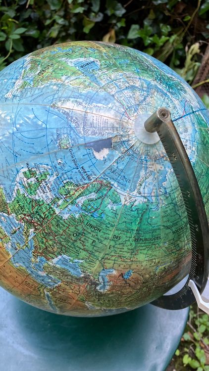 Globe terrestre vintage SCAN-GLOBE A/S Danemark, éclairé (Gebraucht) in ...