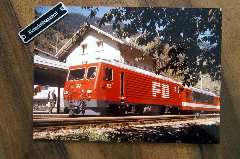 Furka-Oberalp-Bahn Personenzug - Foto SLM, Winterthur | Kaufen auf Ricardo