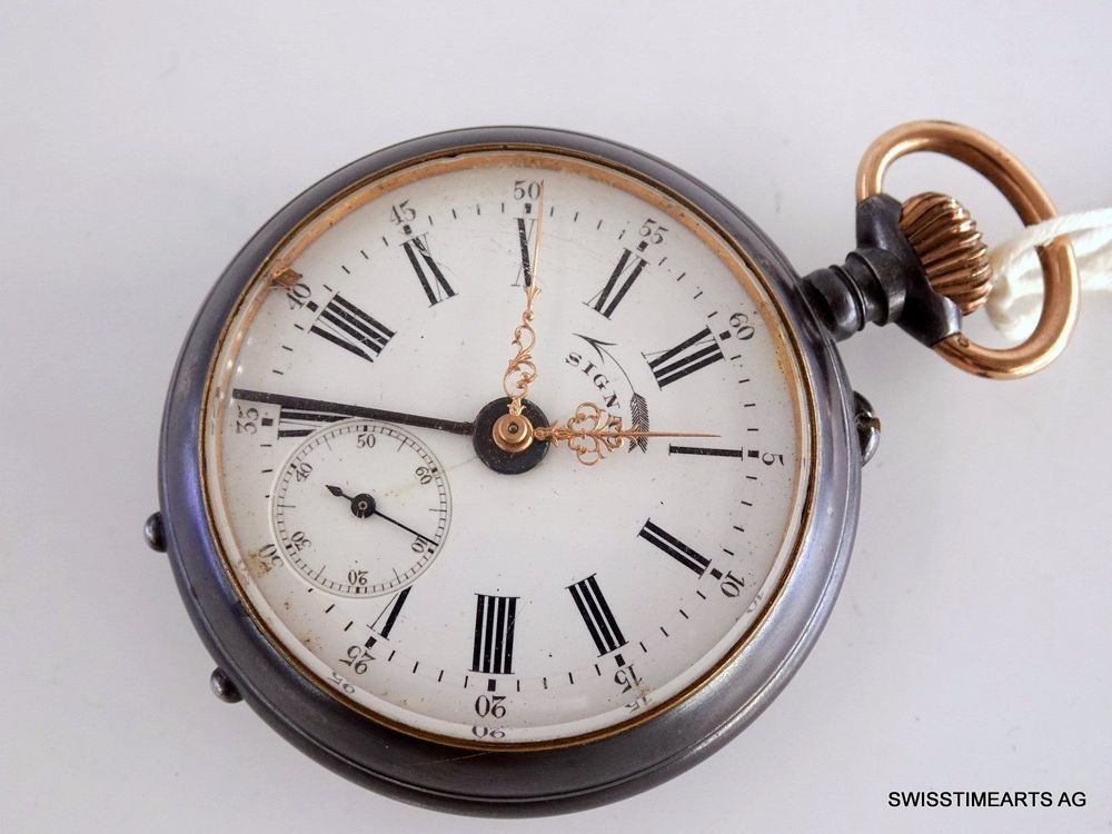 CA 1930ER ALARM HANDAUFZUG TASCHENUHR | Kaufen auf Ricardo