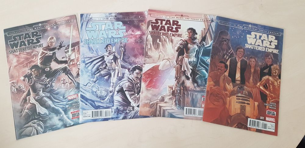 4 x MARVEL Comics STAR WARS Shattered Empire, englisch | Kaufen auf Ricardo
