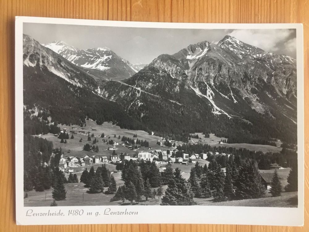 Lenzerheide mit Lenzerhorn - AK 1959 | Kaufen auf Ricardo