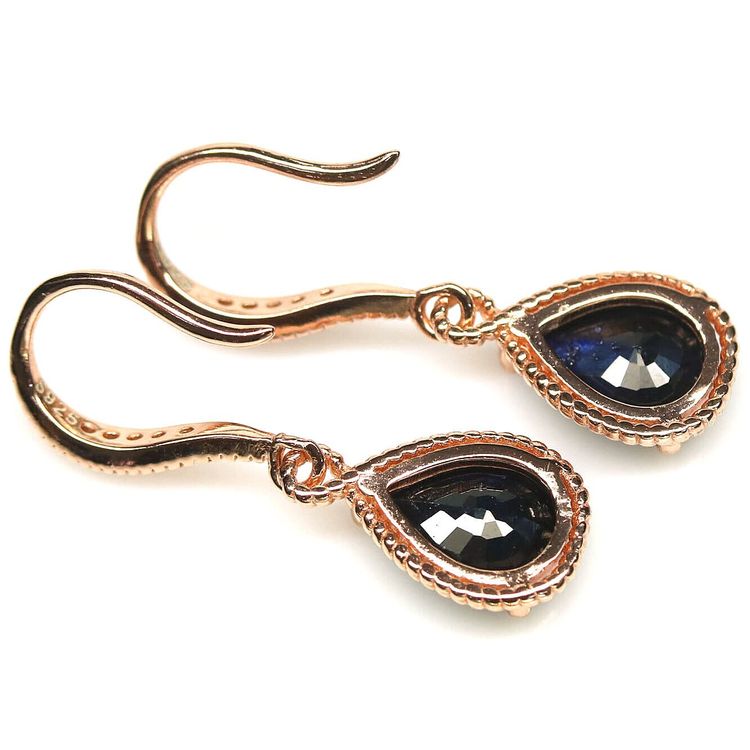 VRAI/ECHTE 13.86ct Saphir boucle oreille/ohring (Neu (gemäss ...