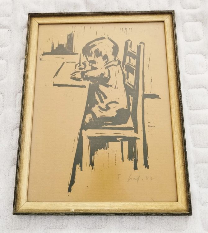 Dreams on Paper - 1947 Ink Drawing - Signed E. Graft (Gebraucht) in ...